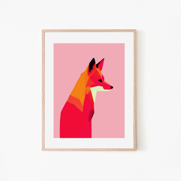 Retro Fox - Etsy
