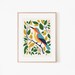 Vintage Bird Illustration Retro Birds Retro Poster Animal Wall Art ...