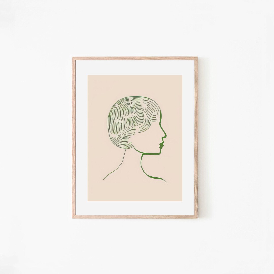 Nothing on My Mind Vintage Boho Poster Wall Art Mindful Art Print ...