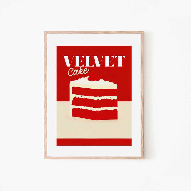 Red Velvet Cake - Etsy