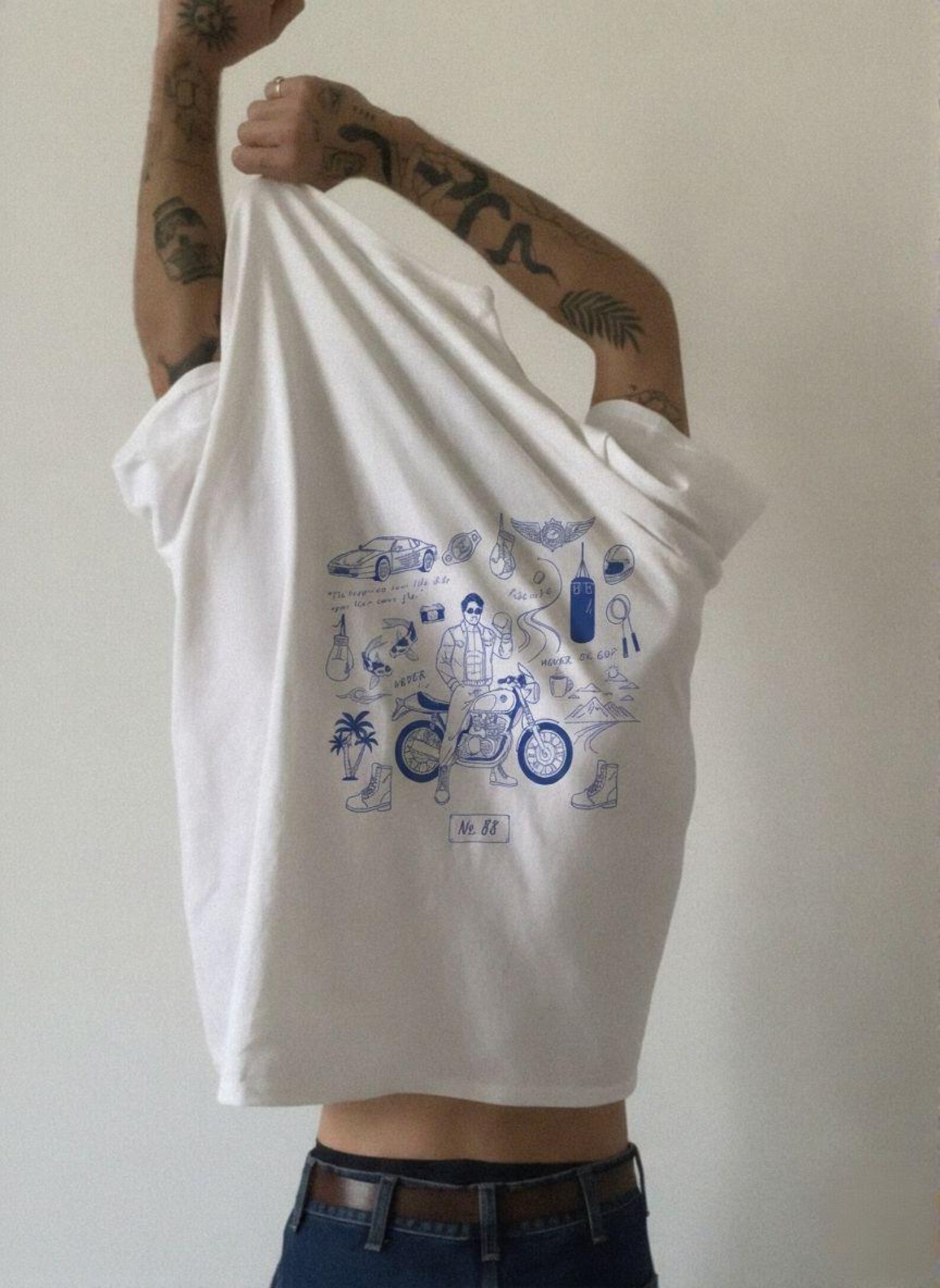 Personalised Custom Doodle T-shirt Unisex - Etsy