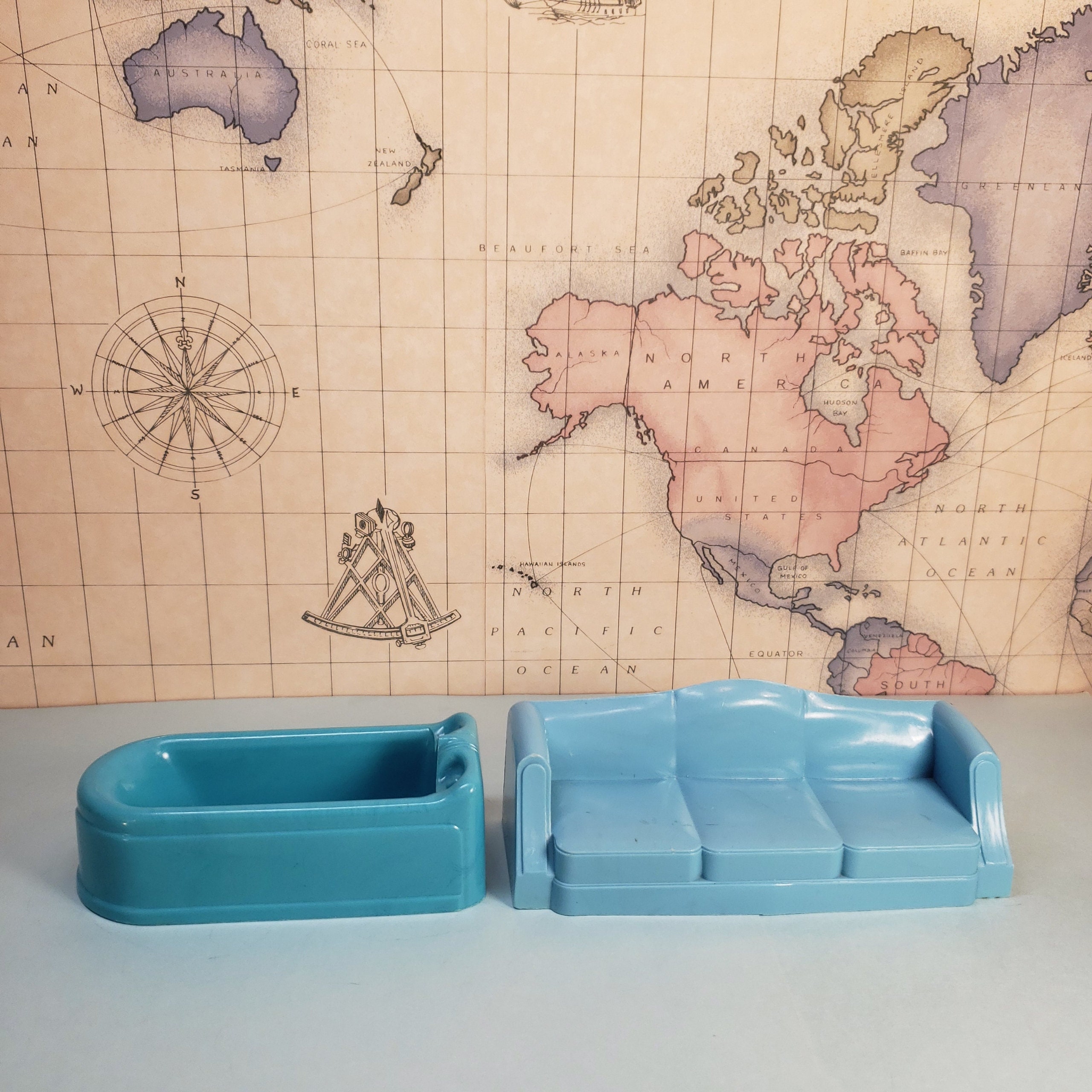 Vintage Assorted 1950's Plasco Dollhouse Furniture Crib - Etsy