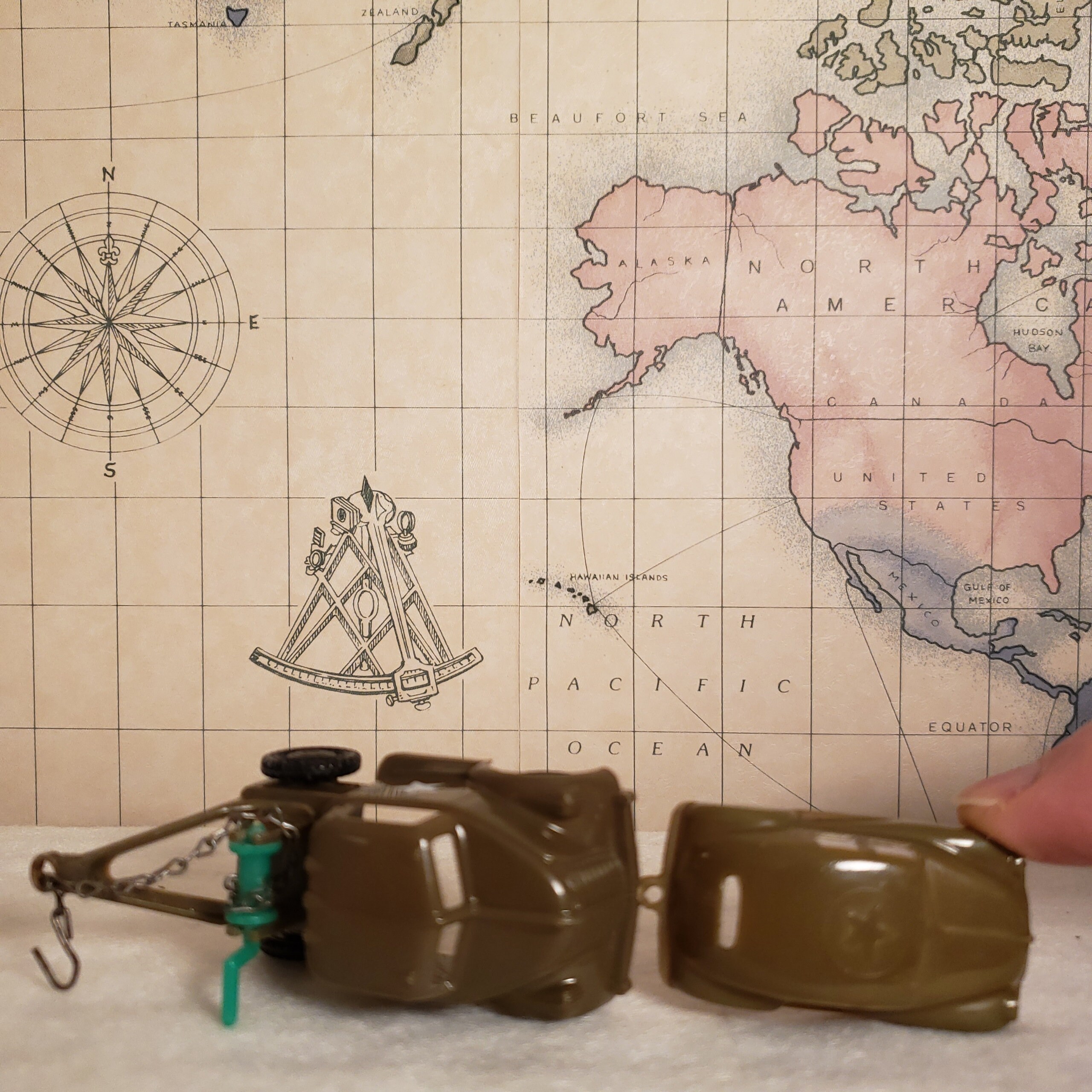 Pyro Plastic Army Tow Truck Hauling Staff Car Military - Etsy