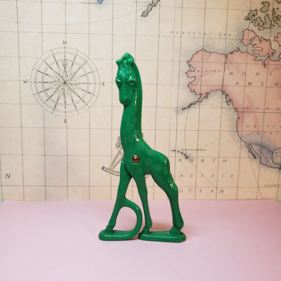 Vintage Childs Hard Plastic Giraffe Scissors by Fenco Akron - Etsy