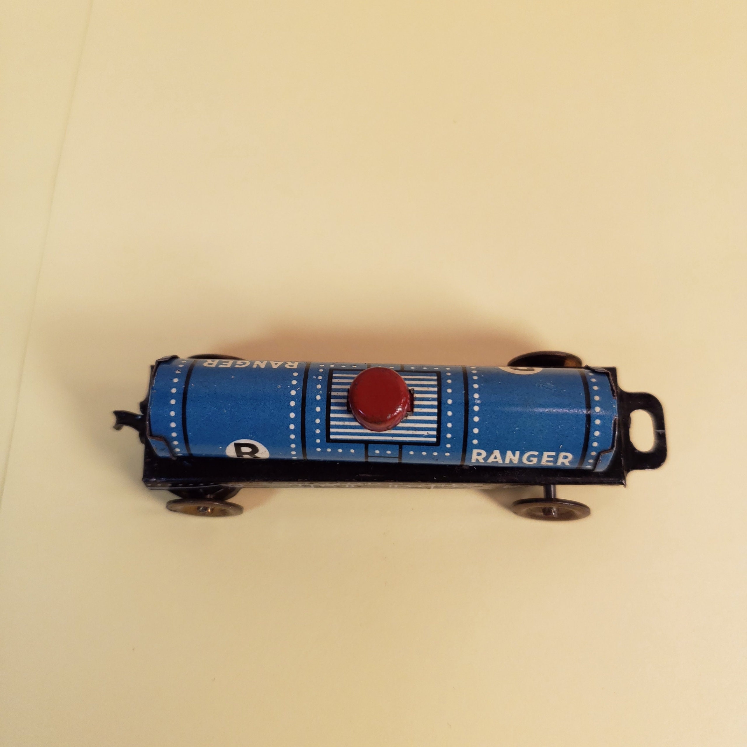 Vintage 1950's Ranger Tin Train Tank Tanker Car - Etsy