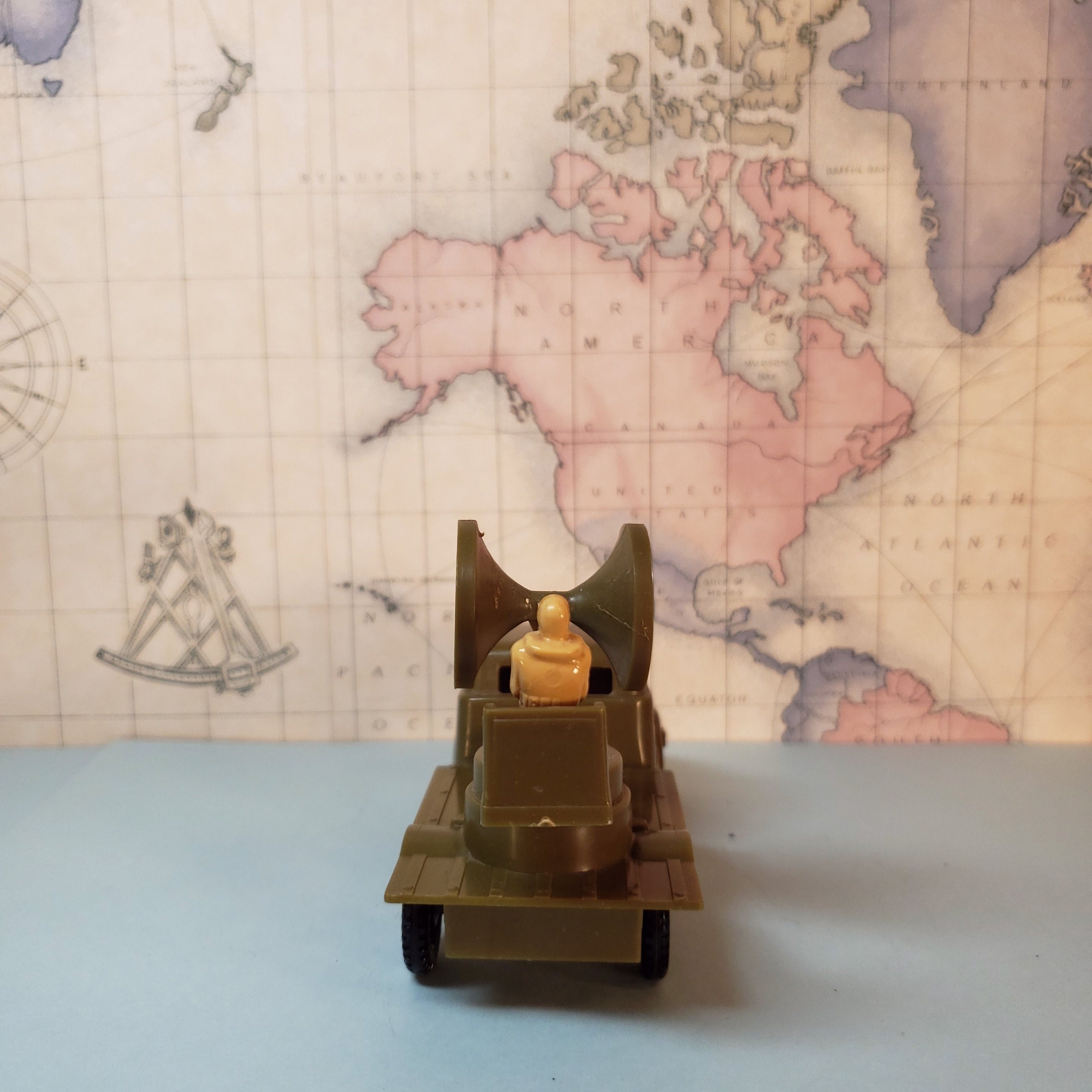 Vintage Pyro Hard Plastic Military Mobile Sound Truck 1950's Army USA ...