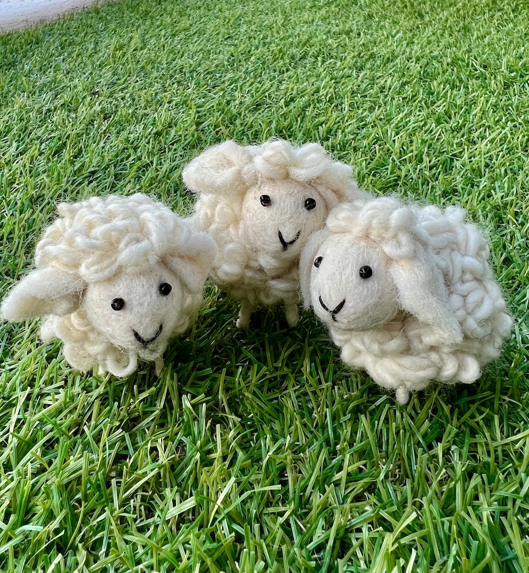 Handmade Mini Woolen Sheep Ornament|toy|gifts|decorations - Etsy