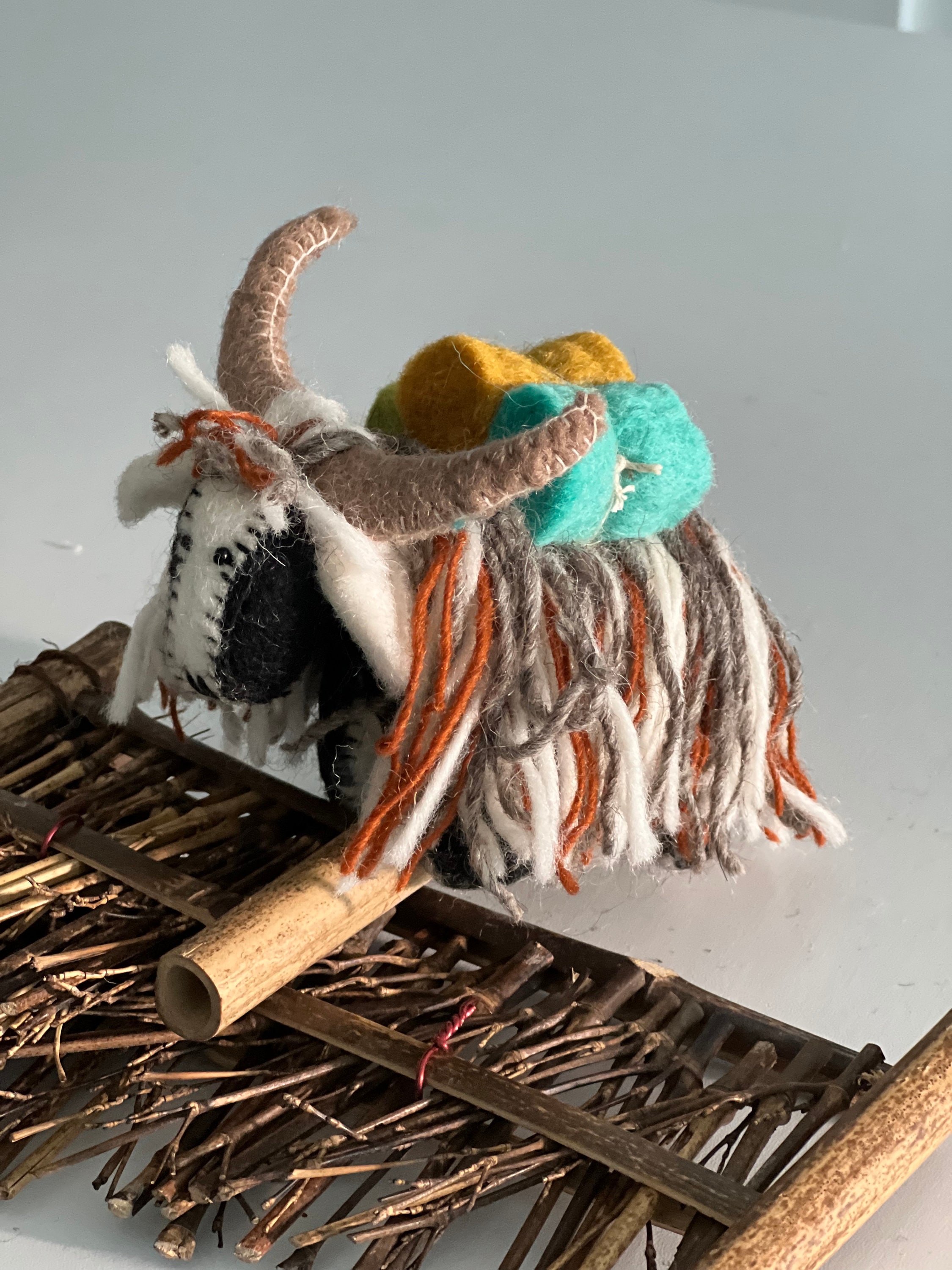 Handmade Felt Himalayan Yaks|set of 2|wool Toy| Animal Lovers|gifts ...