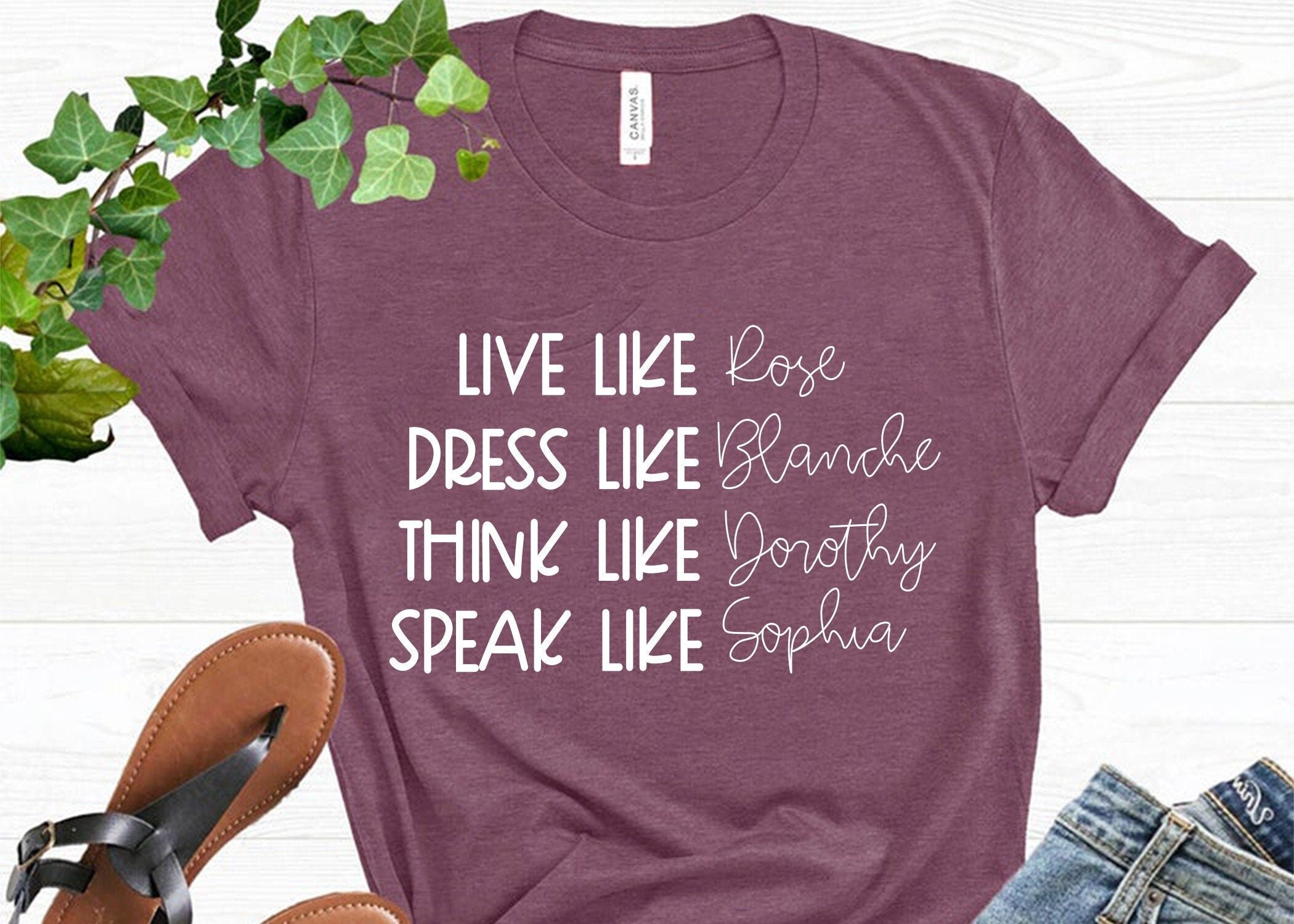 Golden Girls Shirt Golden Girls Names Shirt Golden Girl Gift - Etsy