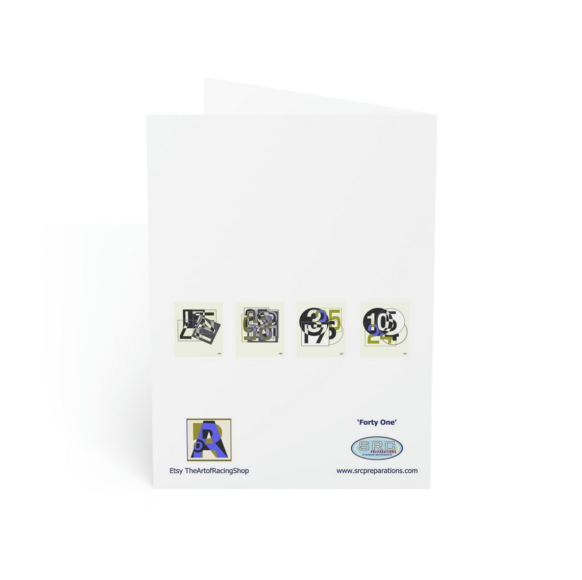 Retro Race Car Sports Car Birthday Card Greeting Gift Card Christmas ...