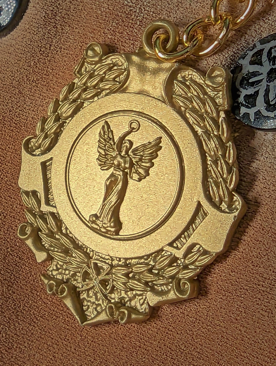Aziraphale FOB Medal 3D Printed Good Omens Cosplay, Keychain - Etsy