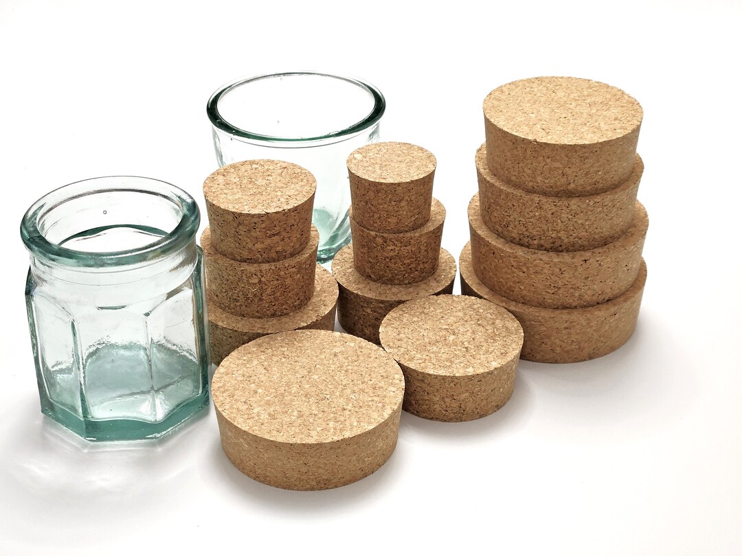 Conical Cork Stoppers - More Than 10 Sizes, Custom Options Available ...