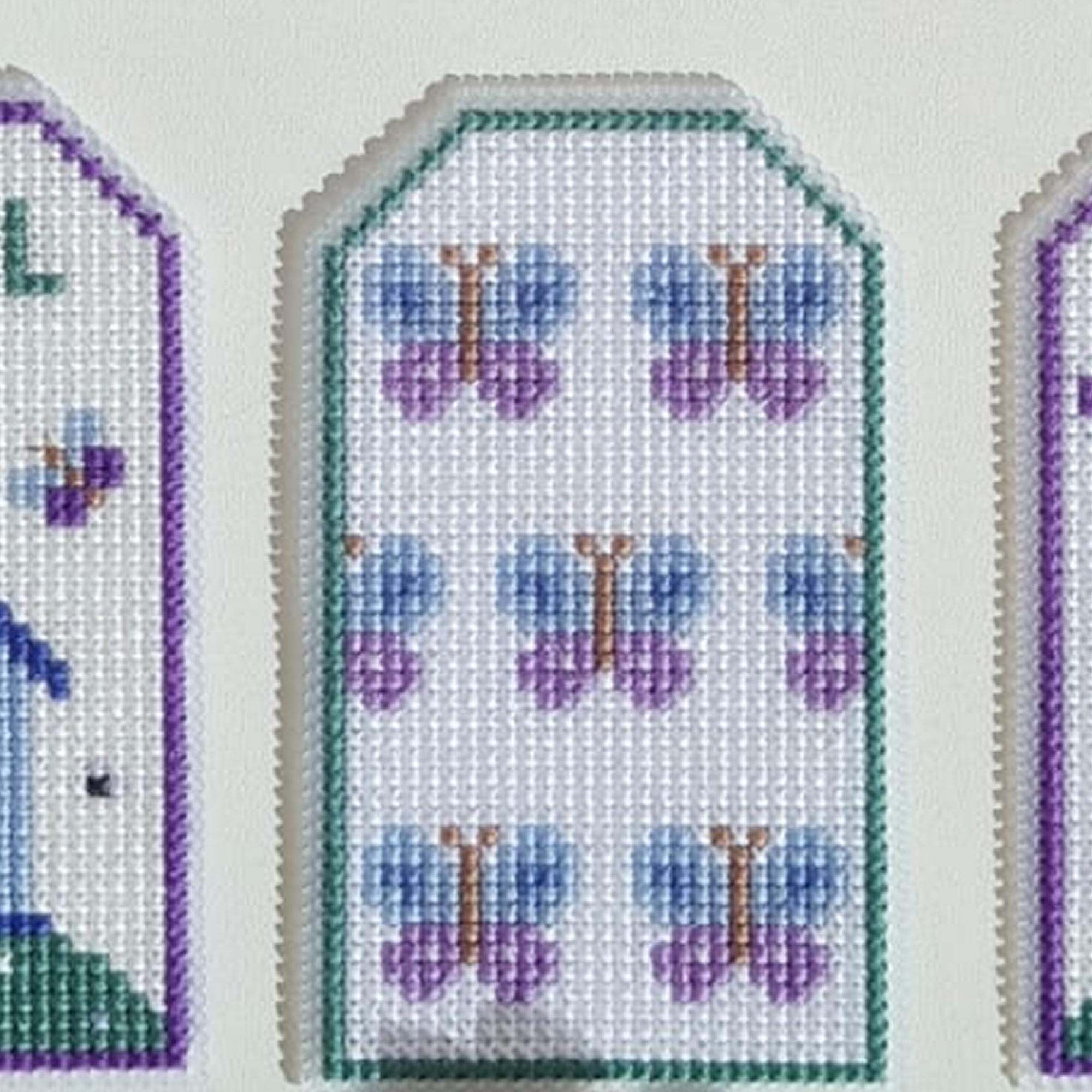 Lavender Tags Cross Stitch Pattern, Spring Floral Embroidery (PDF ...