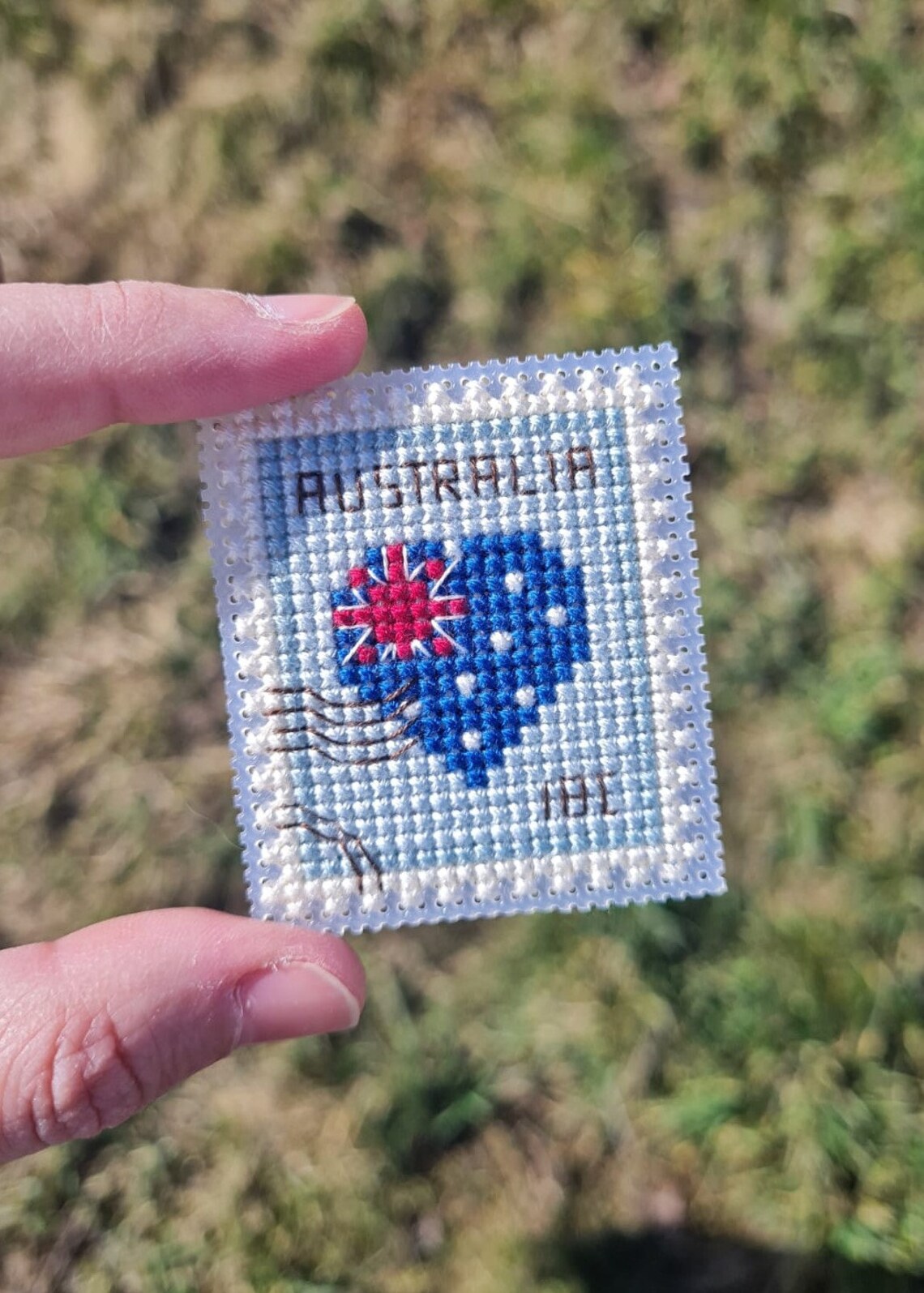 Australia Postage Stamp Cross Stitch Pattern Australia Flag Cross ...