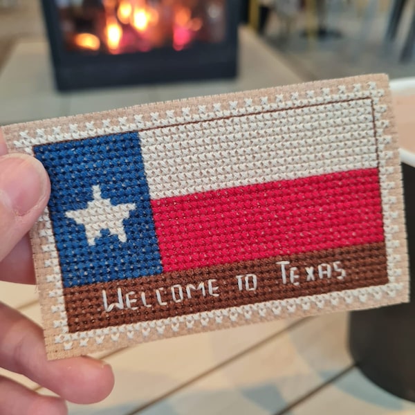 Texas Cross Stitch - Etsy