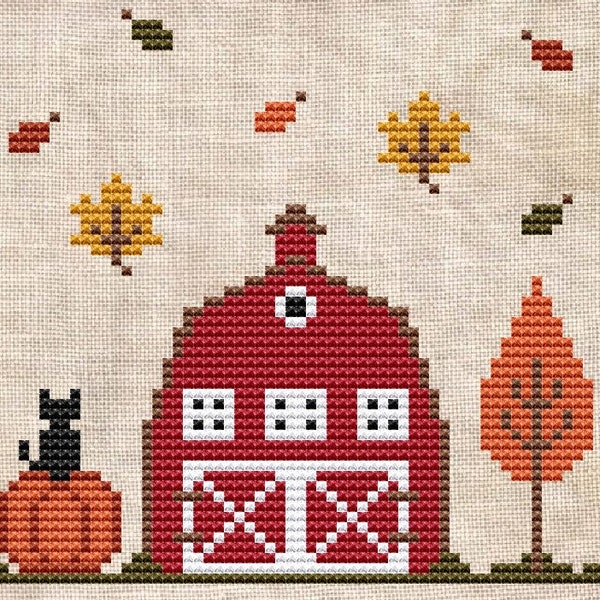Cross Stitch Autumn - Etsy