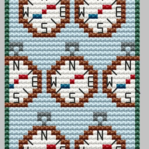 Compass Cross Stitch Pattern - Etsy