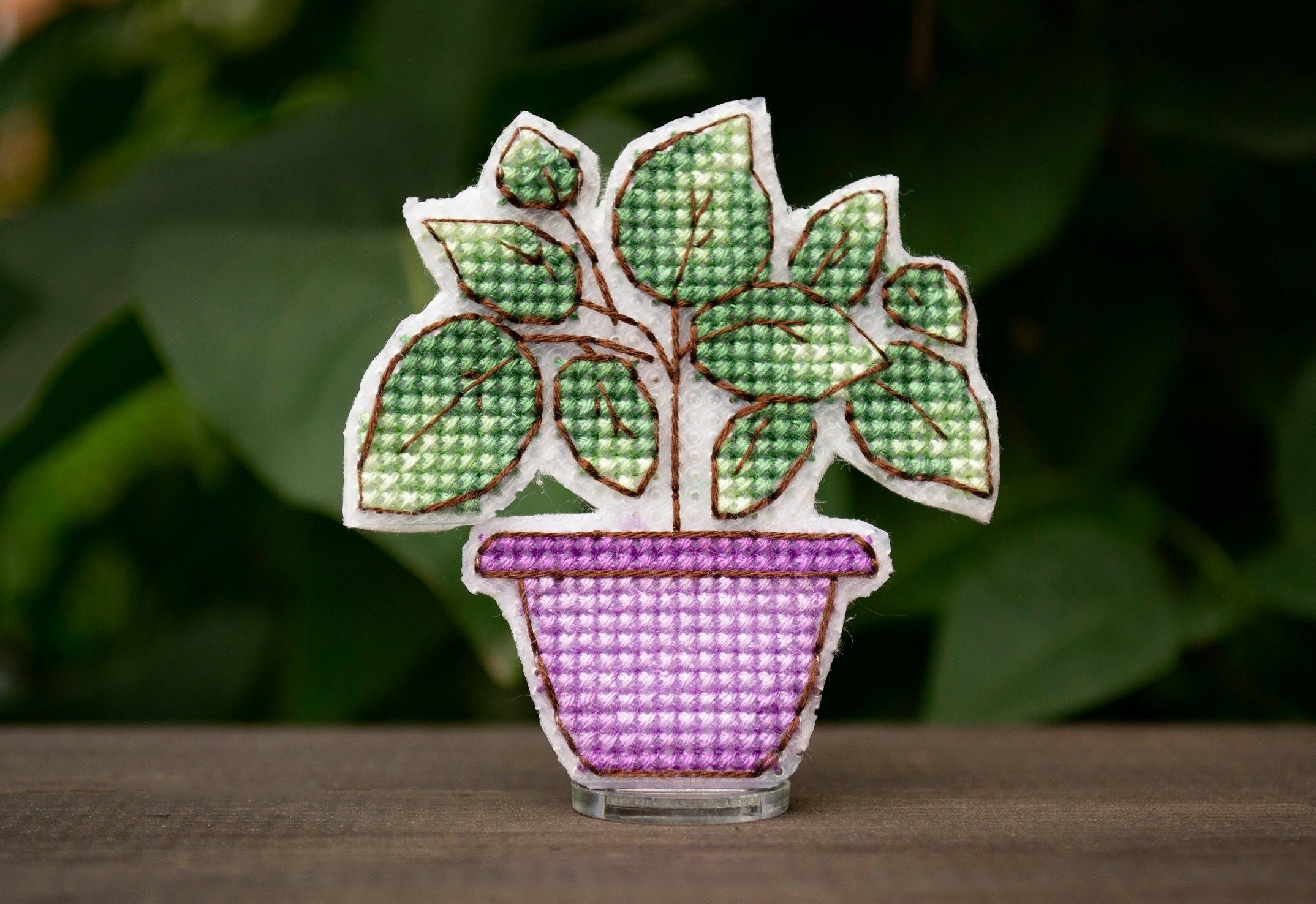 Botanical Cross Stitch Pattern Plant Cross Stitch Floral Cross - Etsy