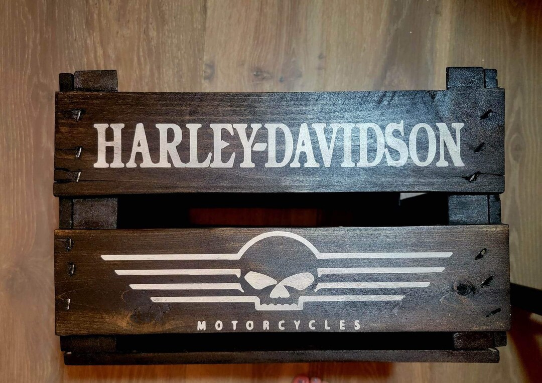 Wooden Crate, Handmade, Hand Painted - Etsy