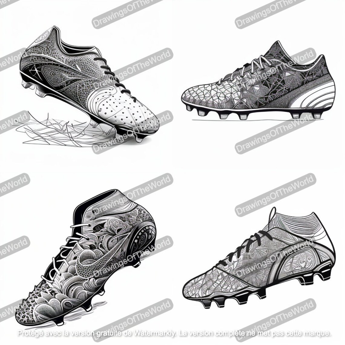 Football Printable Coloring Book for Football Lovers - Etsy