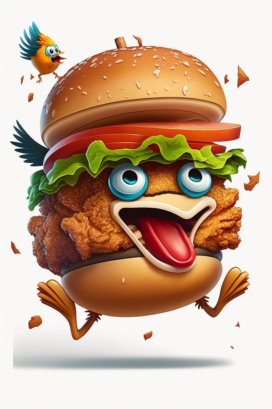 Crazy Good Crispy Chicken Sandwich - Etsy