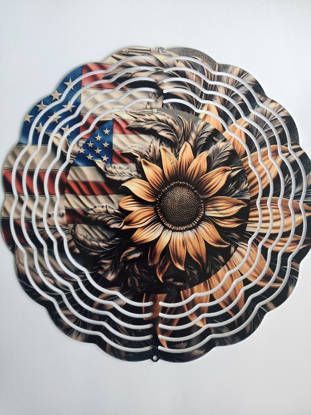 Sunflower Wind Spinner - Etsy