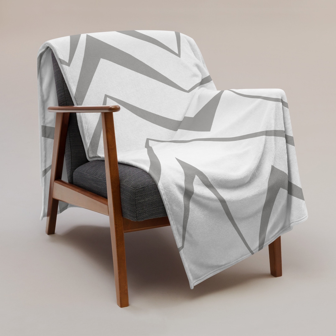Modern Blanket for Gift Simple Graphic Blanket Cool Graphic - Etsy