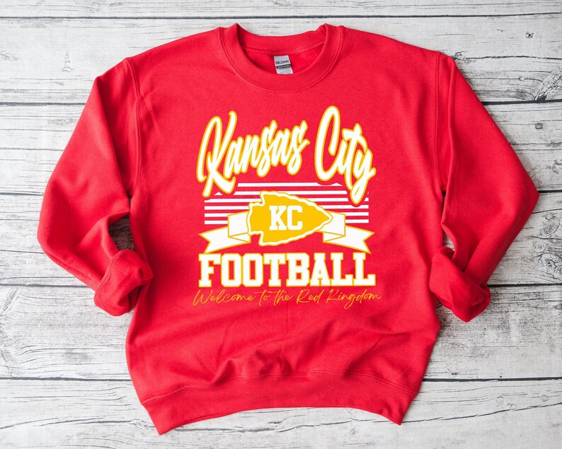 Chiefs Kansas City Football Stripes Digital PNG - Etsy