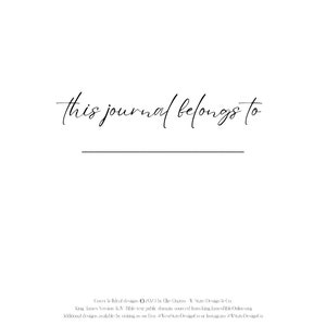 Book of James Journal: KJV Scripture Verses, Lined Pages (PDF Download ...