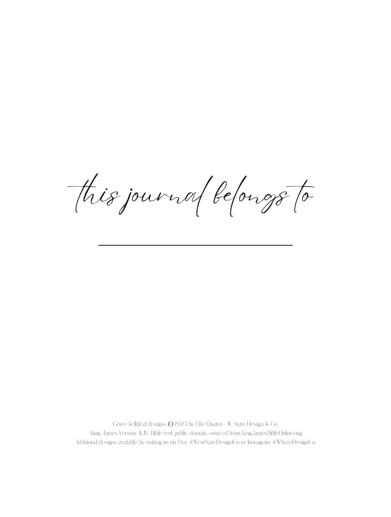 Book of James Journal: KJV Scripture Verses, Lined Pages (PDF Download ...
