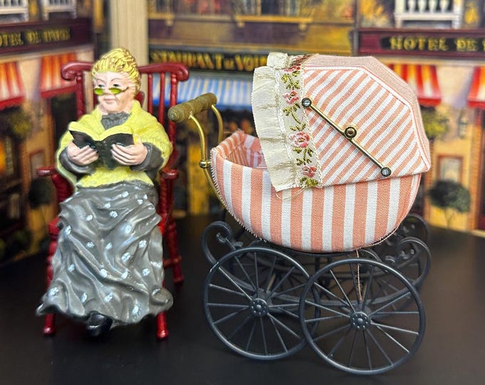 Vintage Miniature Dollhouse Decor Room Box Setting Bodo Hennig German ...