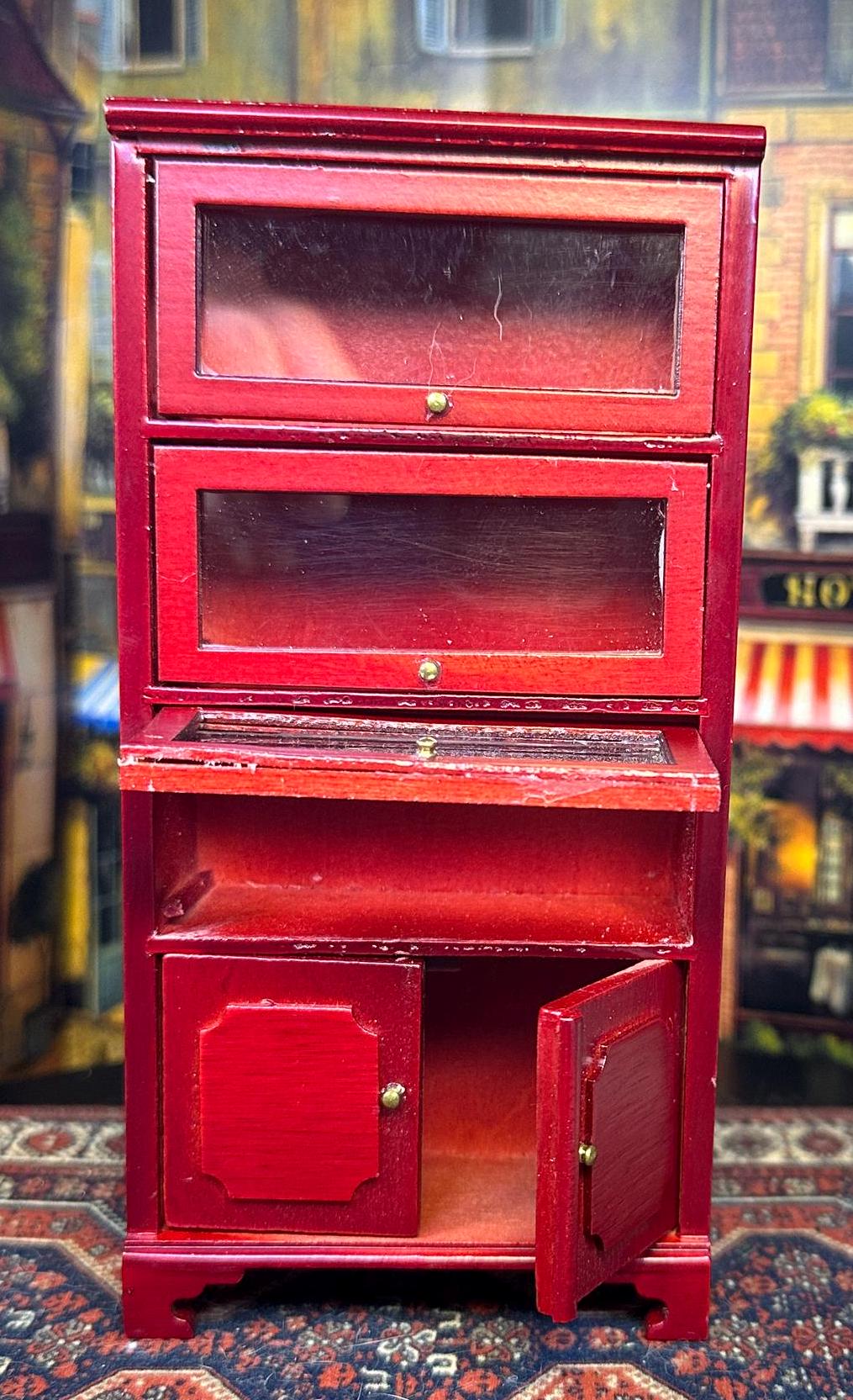 Town Square Miniatures Dollhouse Decor Replica 19th Century 3 Barrister ...