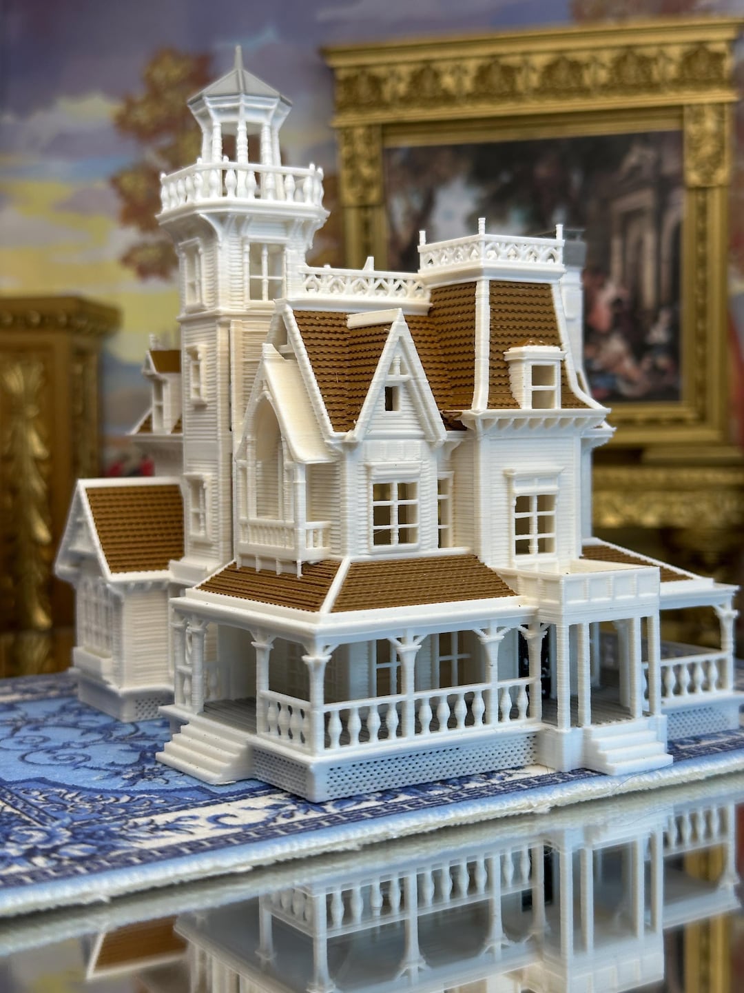 1:48 Scale Dollhouse for a Dollhouse Based on New England Victorian ...