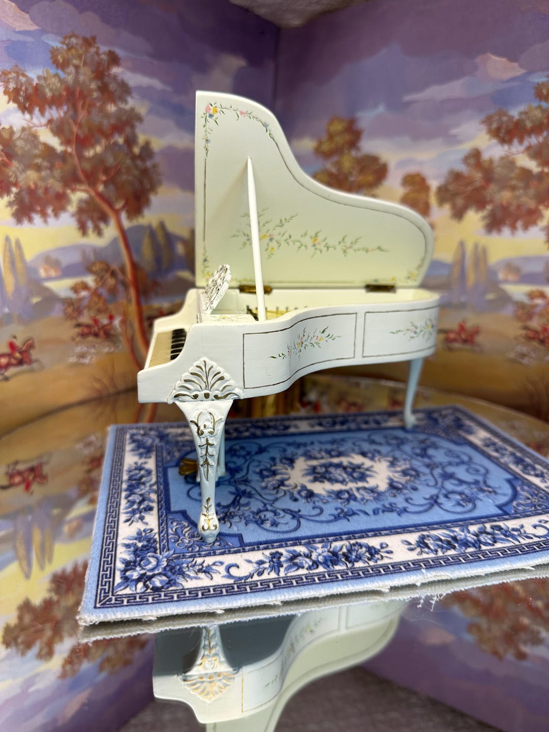 Jiayi Quality Miniatures Dollhouse Music Room Decor Replica 18th ...