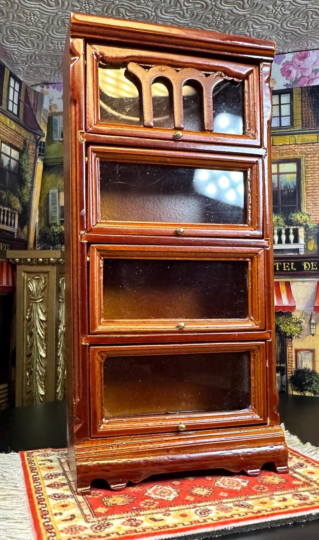 Town Square Miniatures Dollhouse Room Box Scene Barrister's Attorney's ...