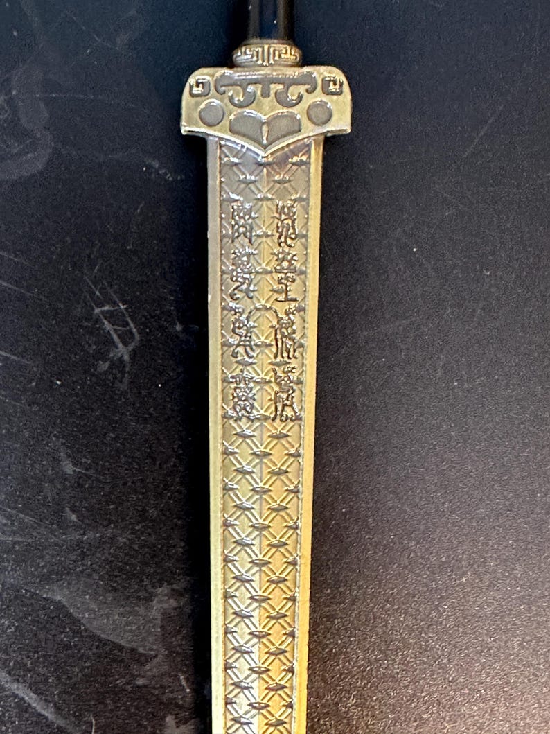 1:6 Action Figure Sword and Scabbard Replica Ancient Origin Letter ...