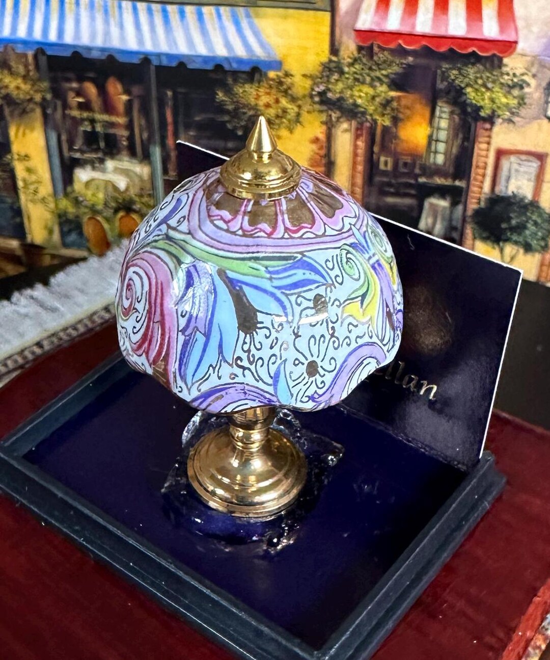 Reutter Porcelain Miniatures 1:12 Miniature Dollhouse Lamp Porcelain ...