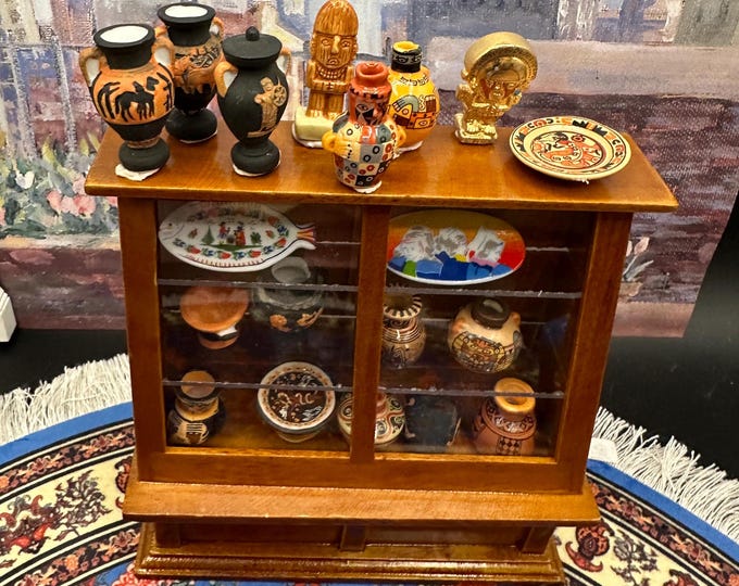 Miniature Dollhouse Room Box Scene My Little Anitiquities Shoppe Aztec ...