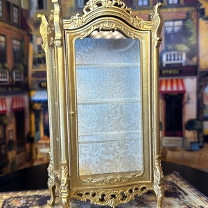 AHM Miniature Dollhouse Decor Replica French Rococo Louis XV Gold ...