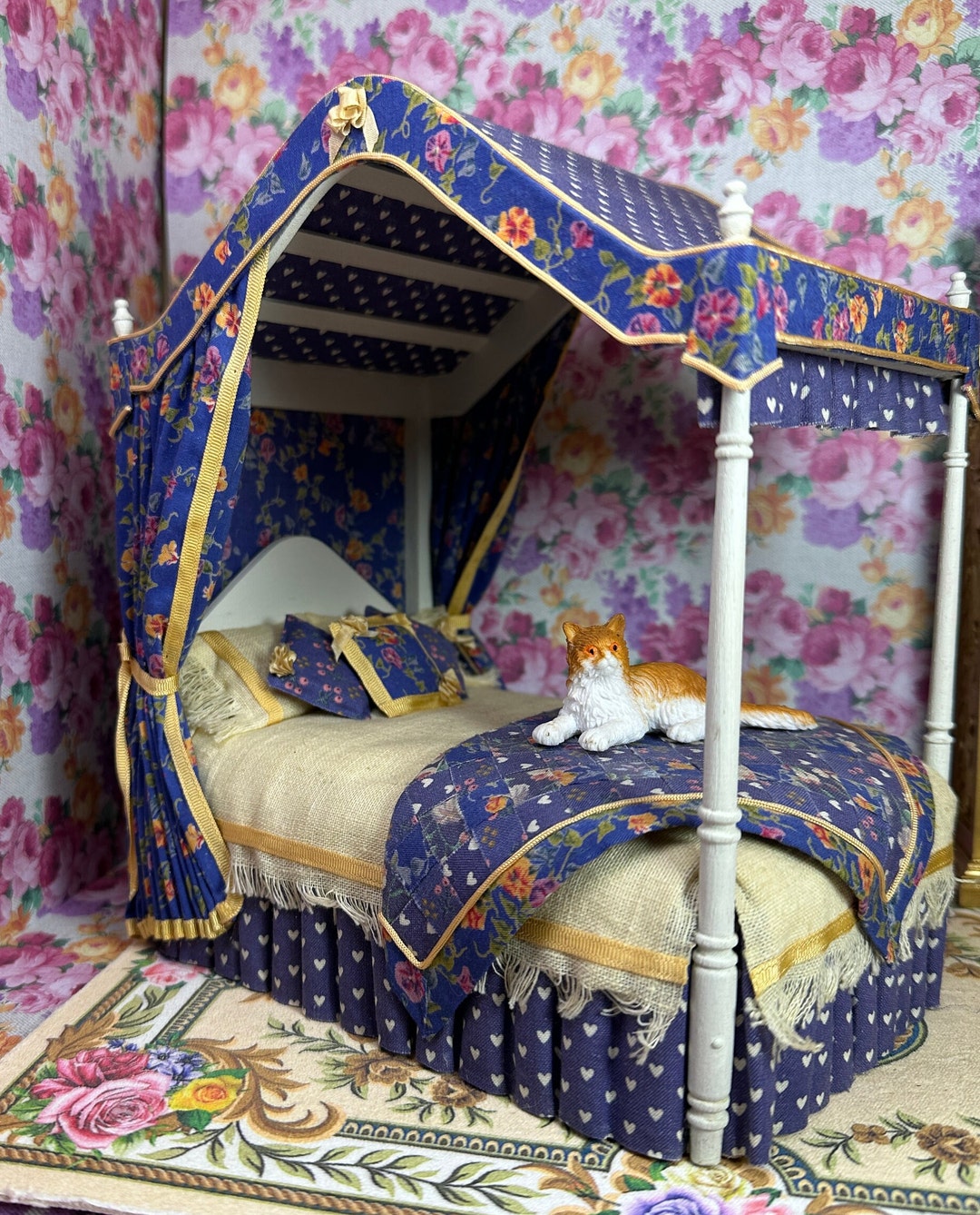 Vintage 1992 Artisan Made Miniature Dollhouse Decor Replica - Etsy