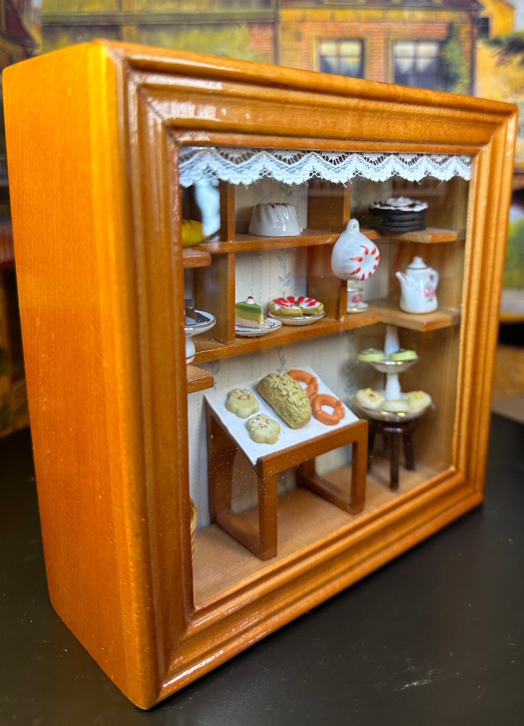 SECOND Reutter Porcelain Vintage 1980s Shadow Box Bakery Shop Wall ...