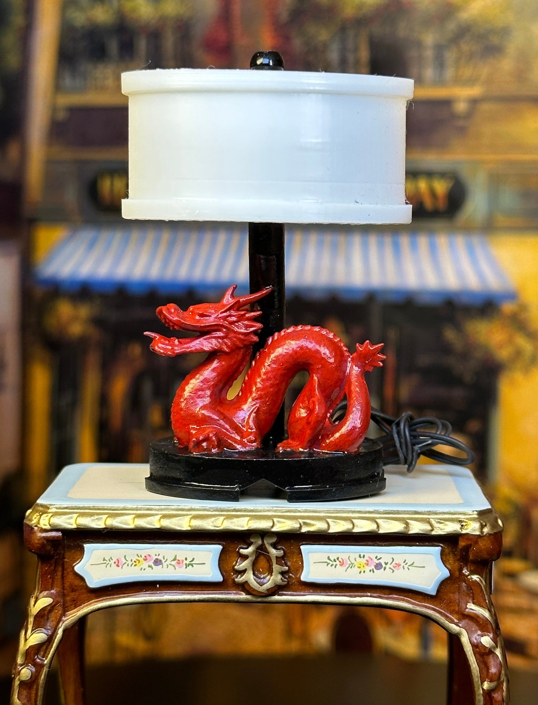 Part of My Personal Collection Miniature Dollhouse Decor Artisan Red ...