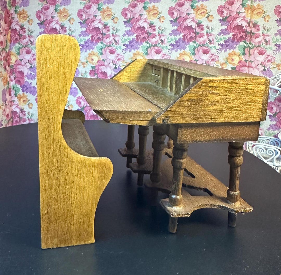 Vintage 1985 39 Years Old Miniature Monastery Decor Medieval Deacons ...