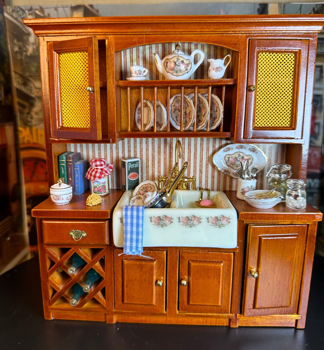 Beautiful Reutter Porcelain Vintage Dollhouse Decor Replica Kitchen ...