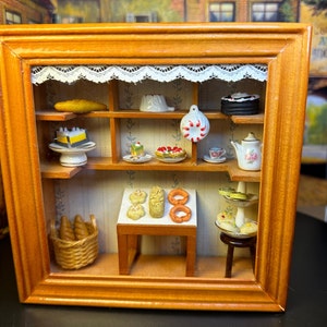 SECOND Reutter Porcelain Vintage 1980s Shadow Box Bakery Shop Wall ...