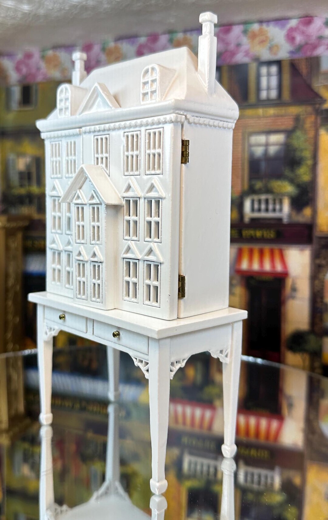 1:12 Miniature 2 Piece Dollhouse for a Dollhouse Victorian Replica 19th ...