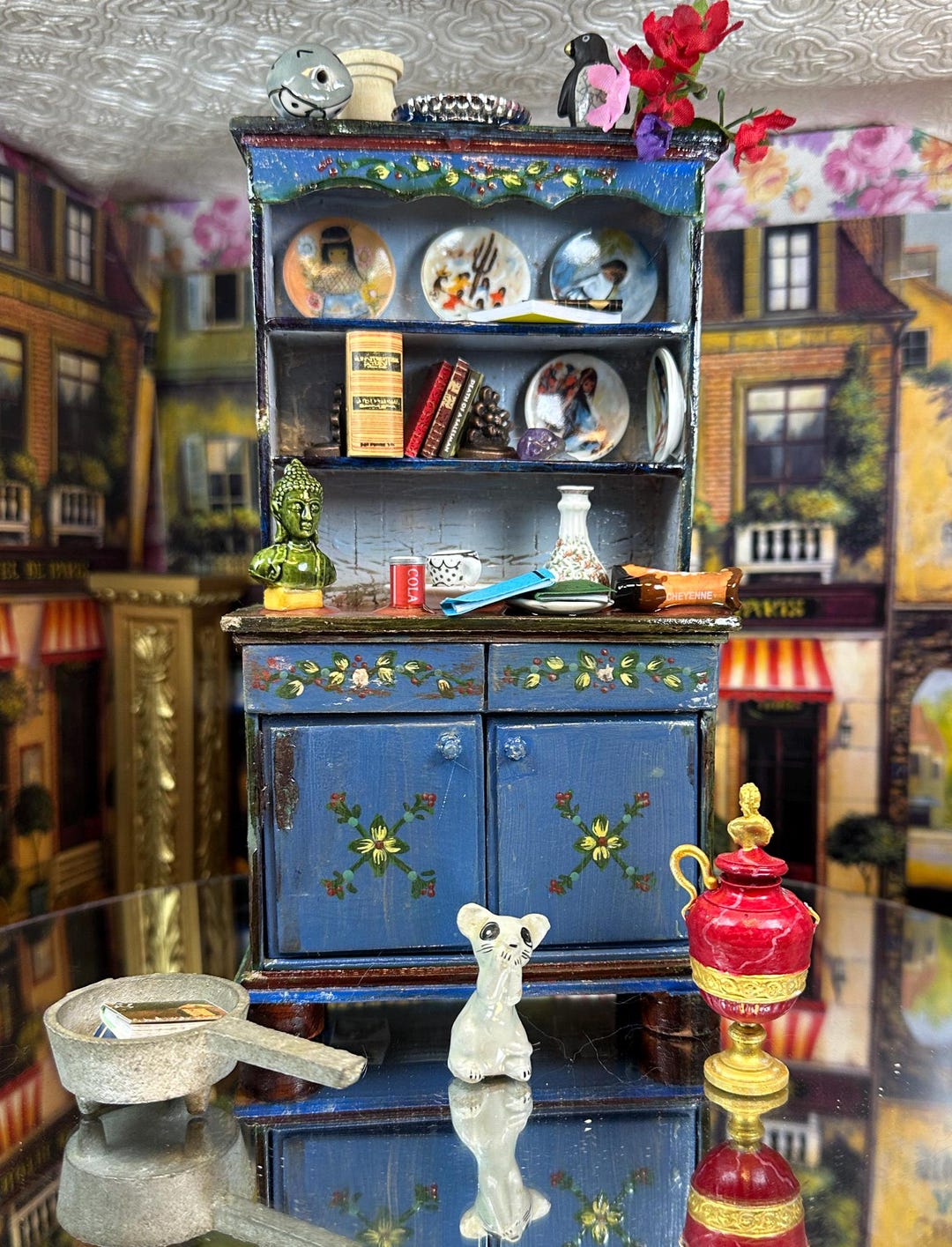Vintage All Hand Made Miniature Dollhouse Grandma's Basement Furniture ...