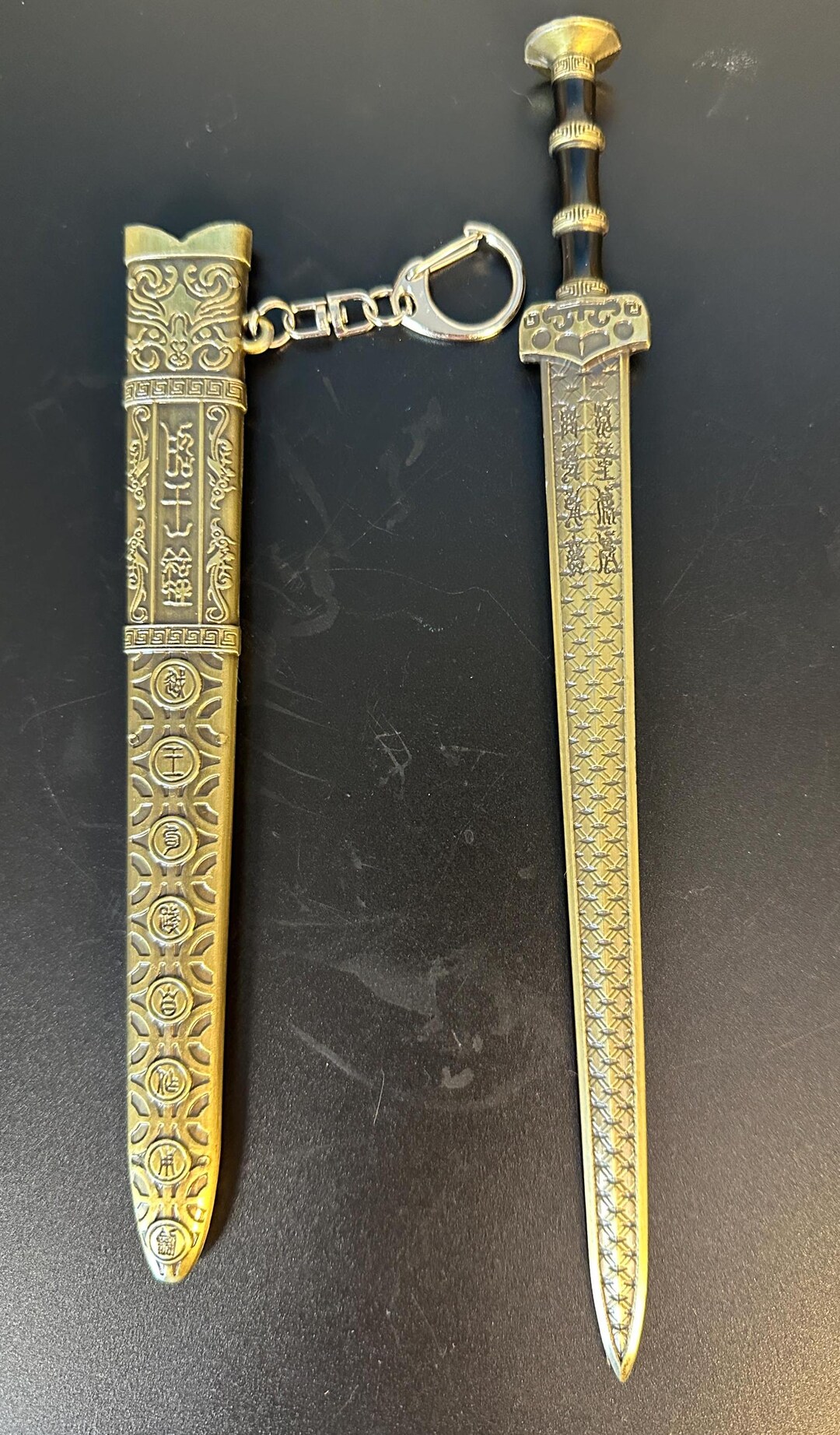 1:6 Action Figure Sword and Scabbard Replica Ancient Origin Letter ...