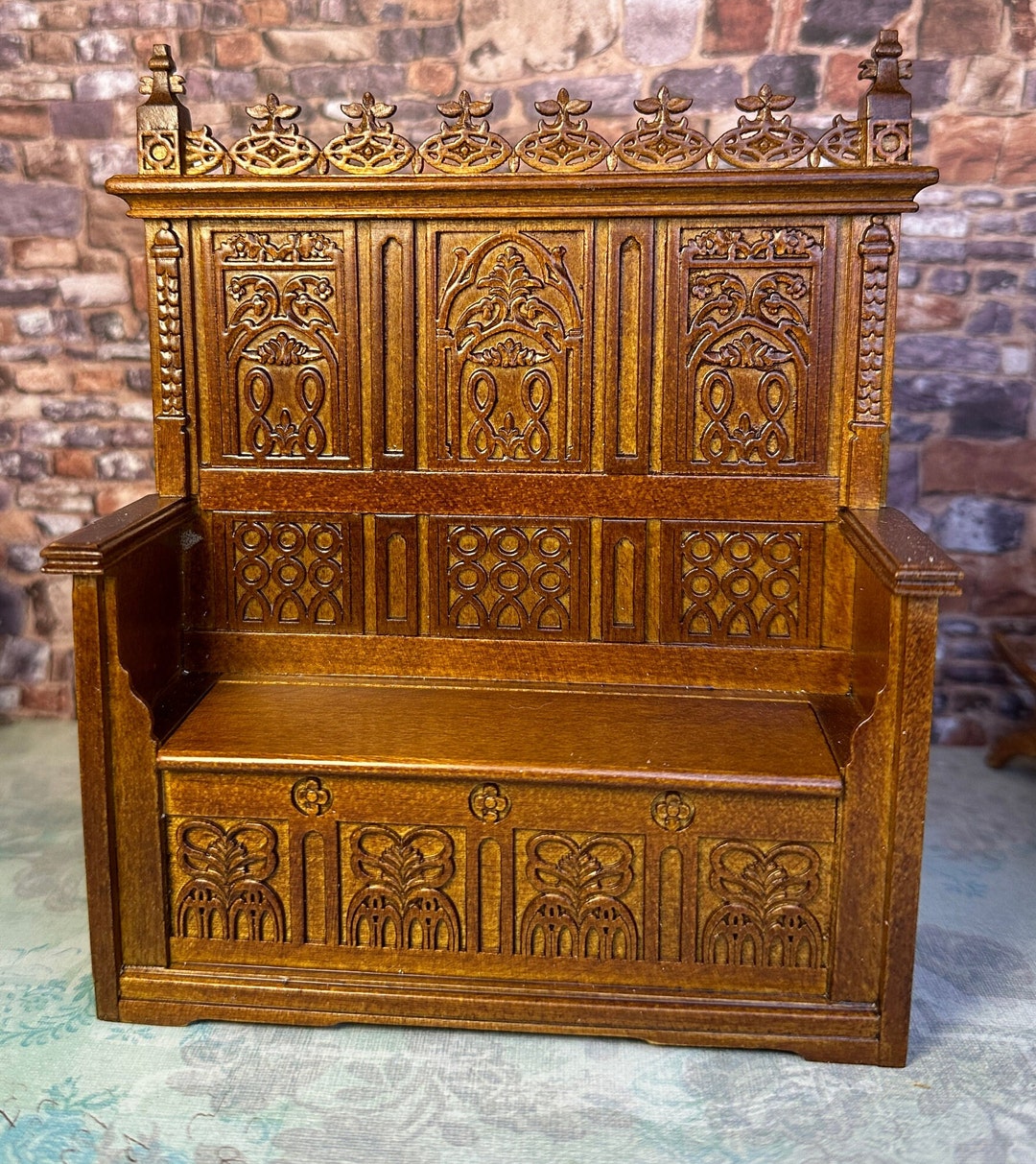 Miniature Decor Replica JBM French Gothic Revival Victorian Era Monk's ...