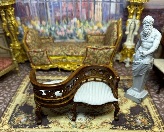 Victorian courting chair store